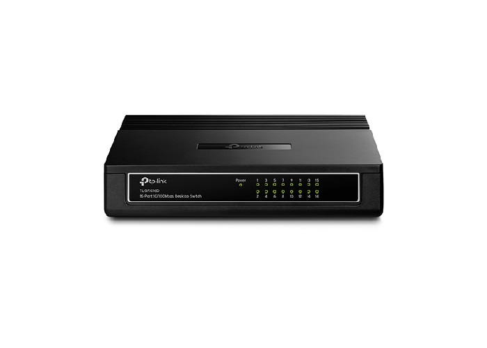 TP-LINK TL-SF1016D 16-Port 10/100Mbps Desktop Switch – 3MAT