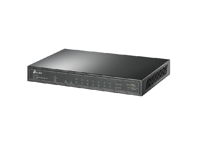TP-LINK TL-SG1210P 10-Port Gigabit Desktop Switch with 8-Port PoE+ – 3MAT